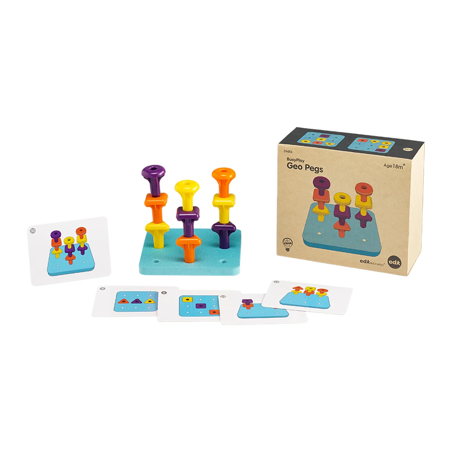 Busy Play® Geo Pegs – The Mini Story
